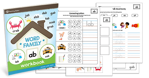 AB Word Family Workbook | MyTeachingStation.com