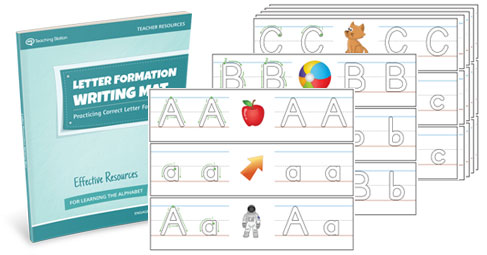 Letter Formation Writing Mat Set | MyTeachingStation.com