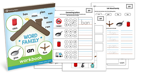 AN Word Family Workbook | MyTeachingStation.com