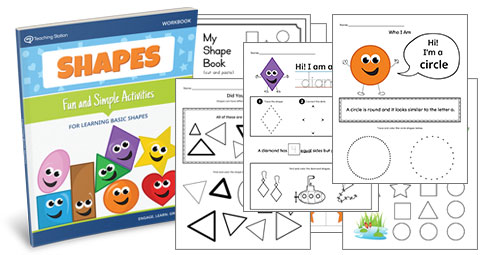 Learning Basic Shapes Workbook | MyTeachingStation.com