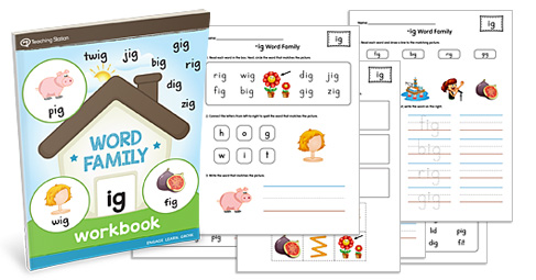 IG Word Family Workbook | MyTeachingStation.com