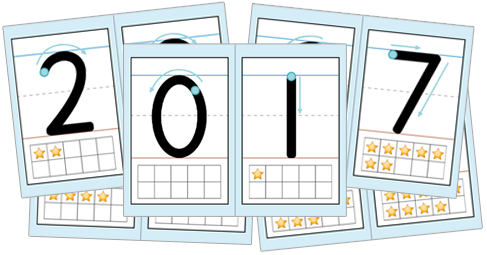 Number Formation Printable Cards | MyTeachingStation.com