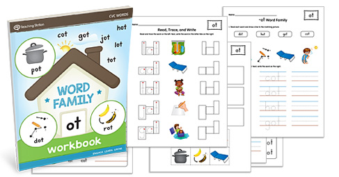 OT Word Family CVC Workbook | MyTeachingStation.com