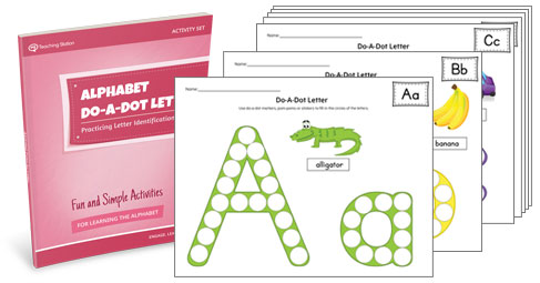 Alphabet Do-A-Dot Letter Activity Set | MyTeachingStation.com