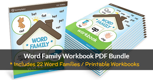 Word Family Workbook Bundle | MyTeachingStation.com