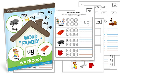 UG Word Family Workbook | MyTeachingStation.com