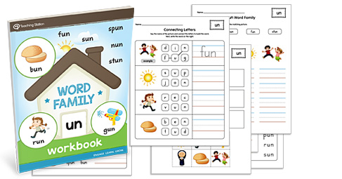 UN Word Family Workbook | MyTeachingStation.com