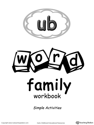 UB Word Family Path | MyTeachingStation.com
