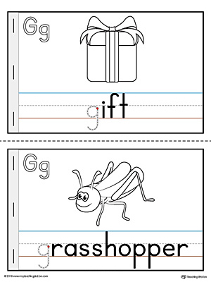 Letter G Mini Book Printable | MyTeachingStation.com