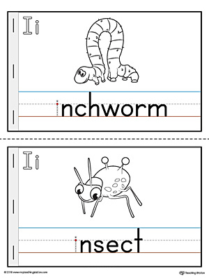 Letter I Mini Book Printable | MyTeachingStation.com