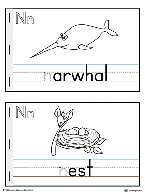 Letter N Mini Book Printable | MyTeachingStation.com
