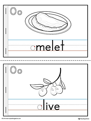 Letter O Mini Book Printable | MyTeachingStation.com