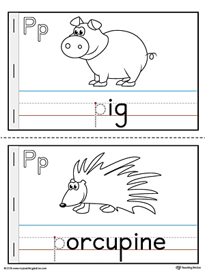 Letter P Mini Book Printable | MyTeachingStation.com