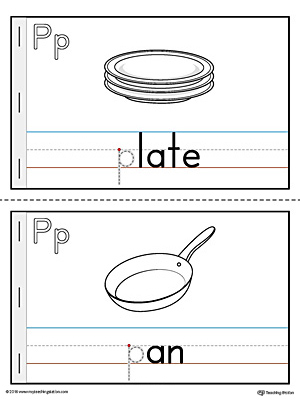 Letter P Mini Book Printable | MyTeachingStation.com