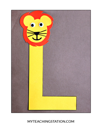 Letter L Craft Lion MyTeachingStation Letter L Craft Lion MyTeachingStation